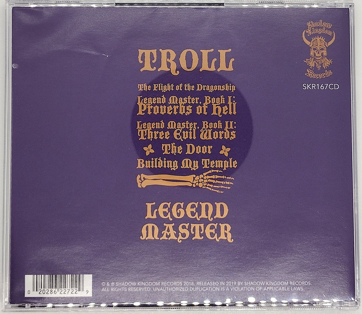 Troll - Legend Master (CD-New-1st Pressing) – The Cosmic Peddler