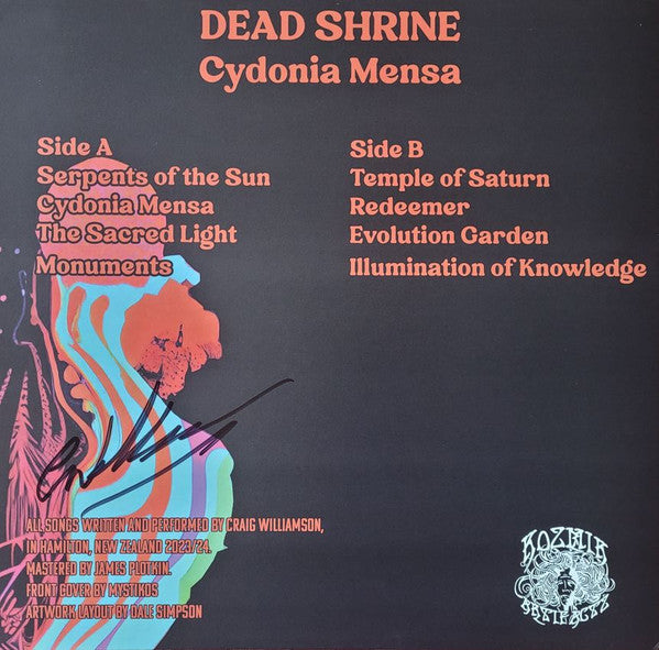 Dead Shrine - Cydonia Mensa (Vinyl/Record) – The Cosmic Peddler