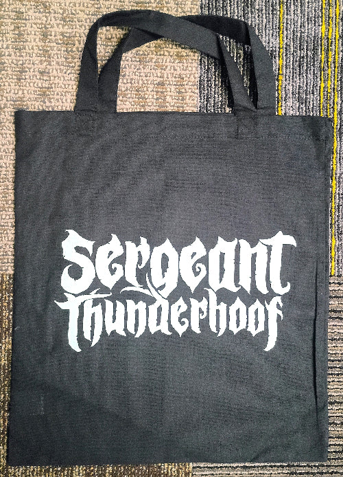 Sergeant Thunderhoof - Tote Bag: Logo (Black) – The Cosmic Peddler